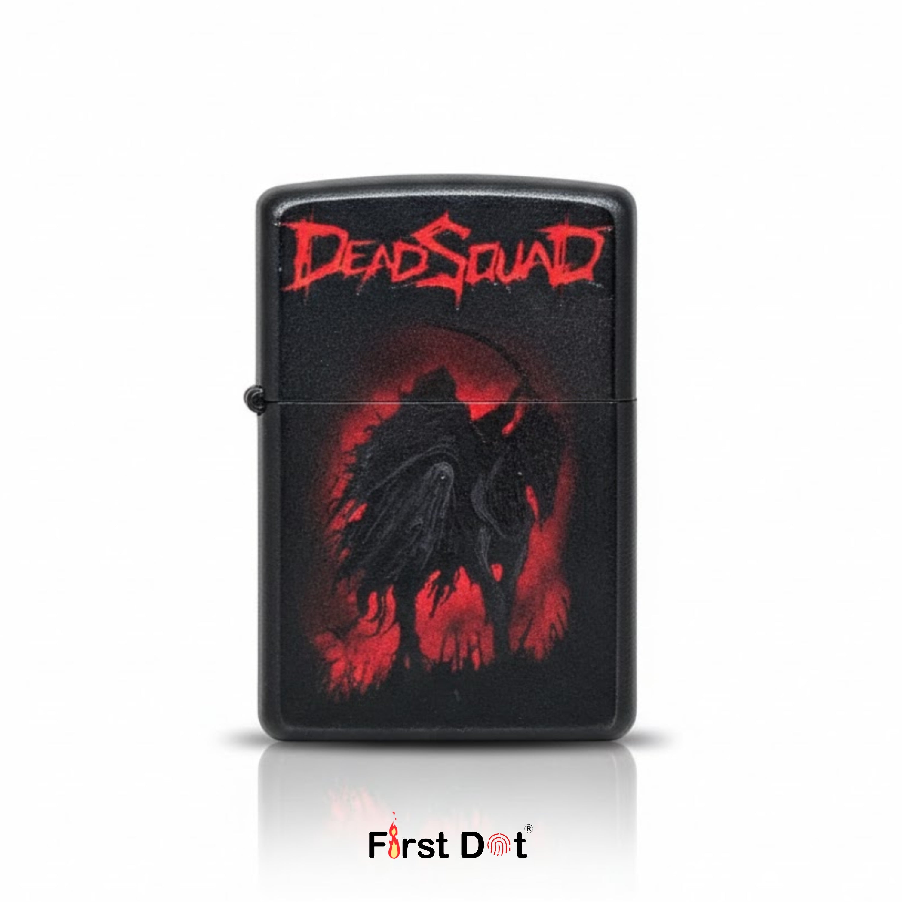 DeadSquad Gothic Demon Cigarette Lighter – Liquid Fuel | First Dot