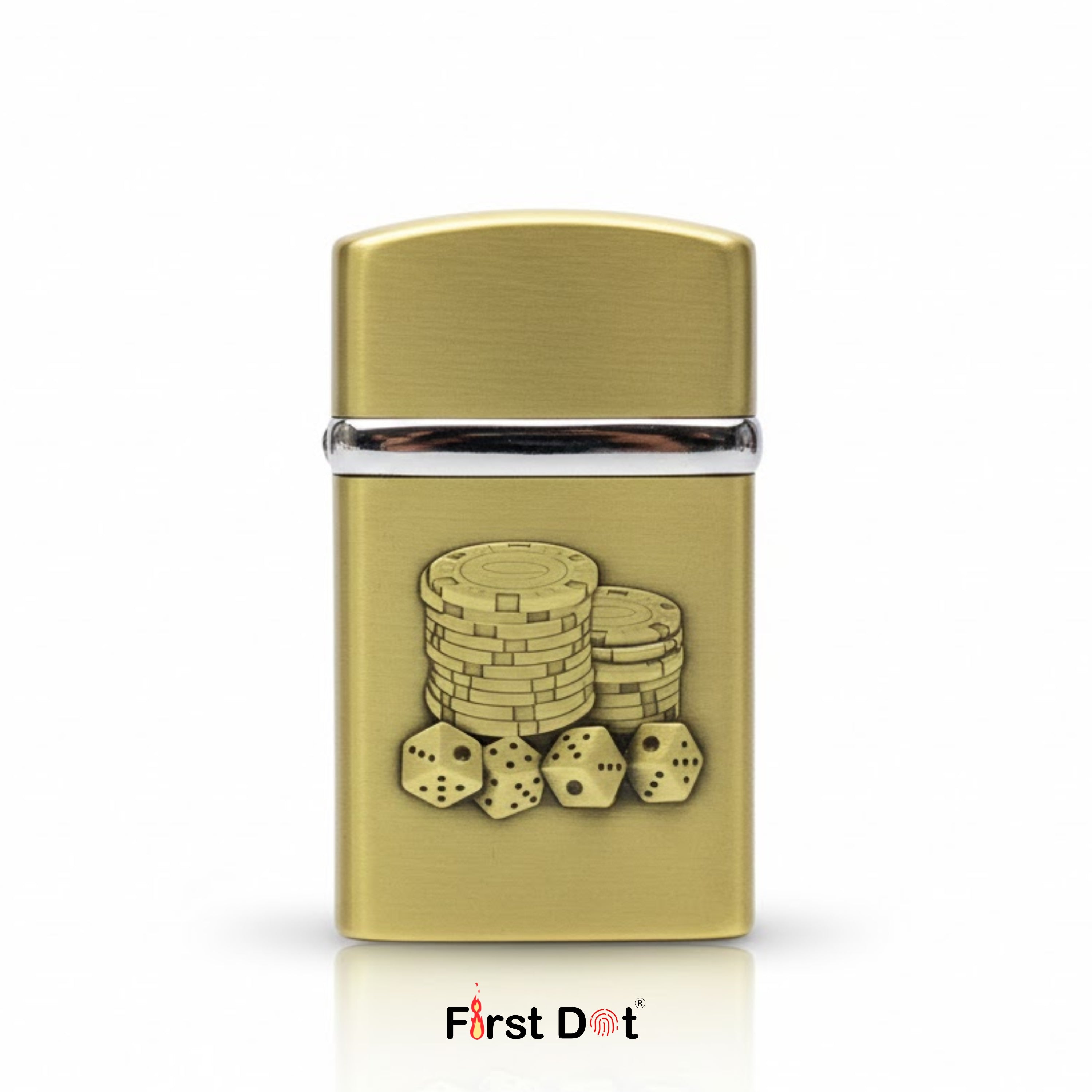 Dice Stack Cigarette Lighter – Windproof Green Jet Flame Gas Lighter ...