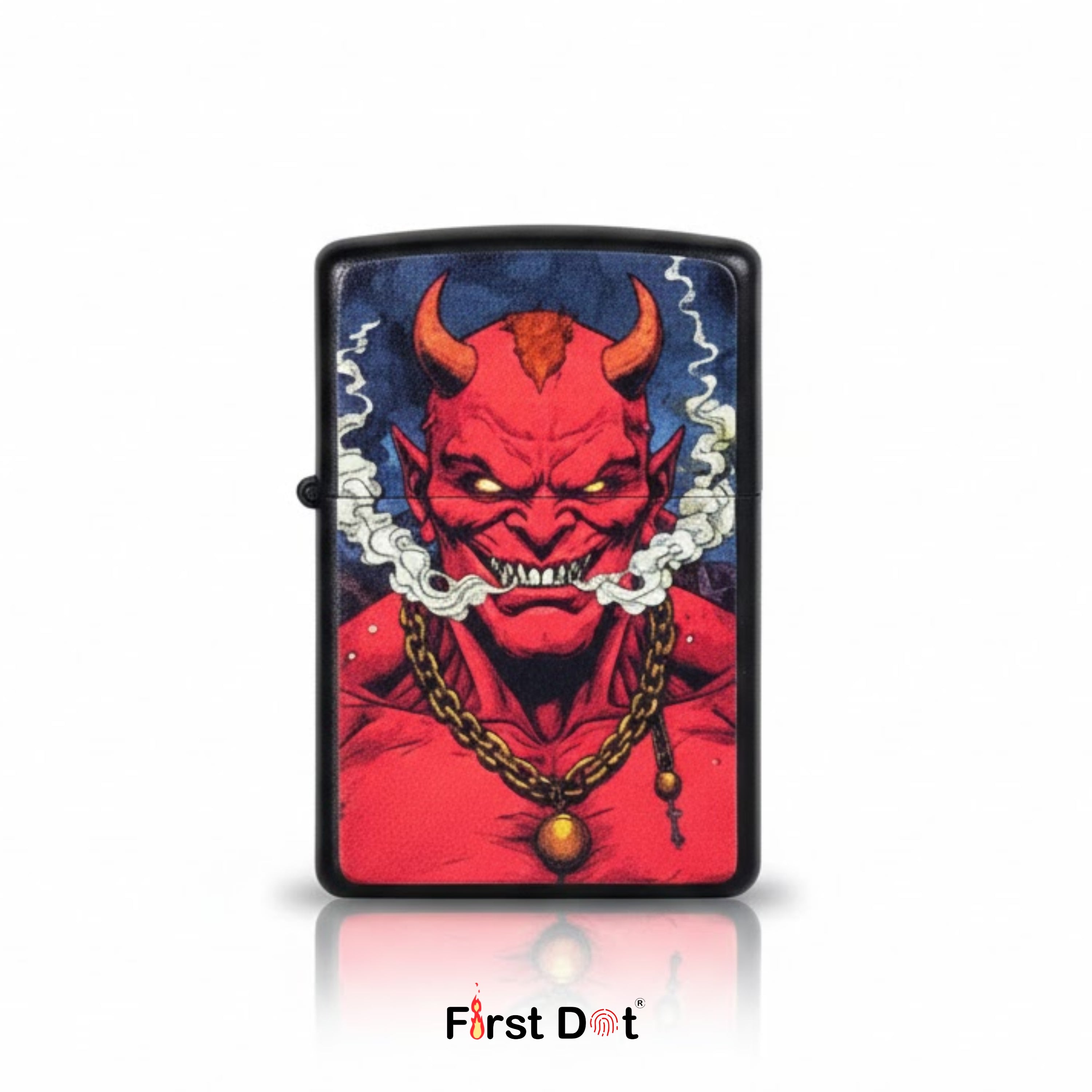 Smoking Demon Printed Cigarette Lighter – Inferno | First Dot