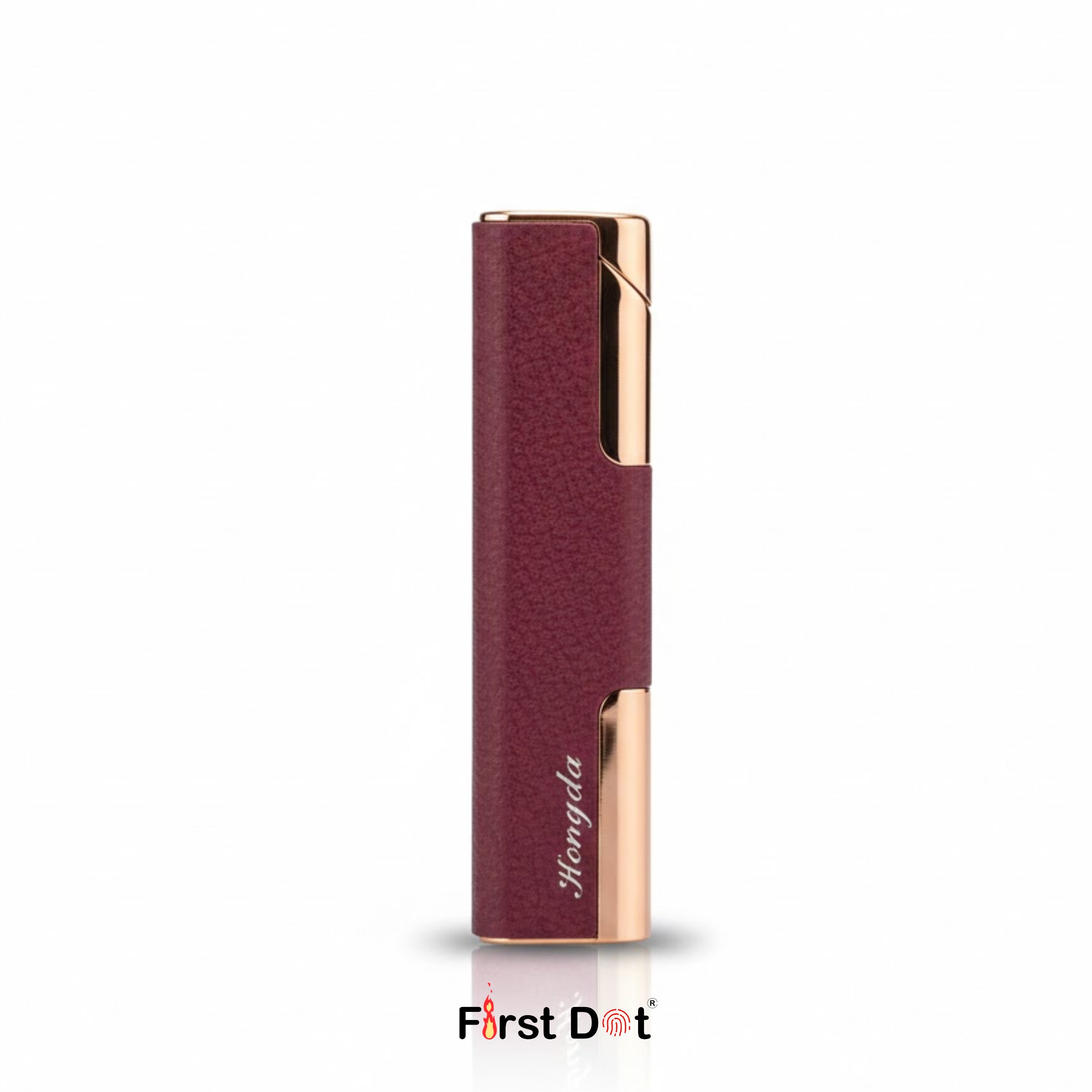 Slim Cigarette Lighter – Red Jet Flame Lighter – First Dot