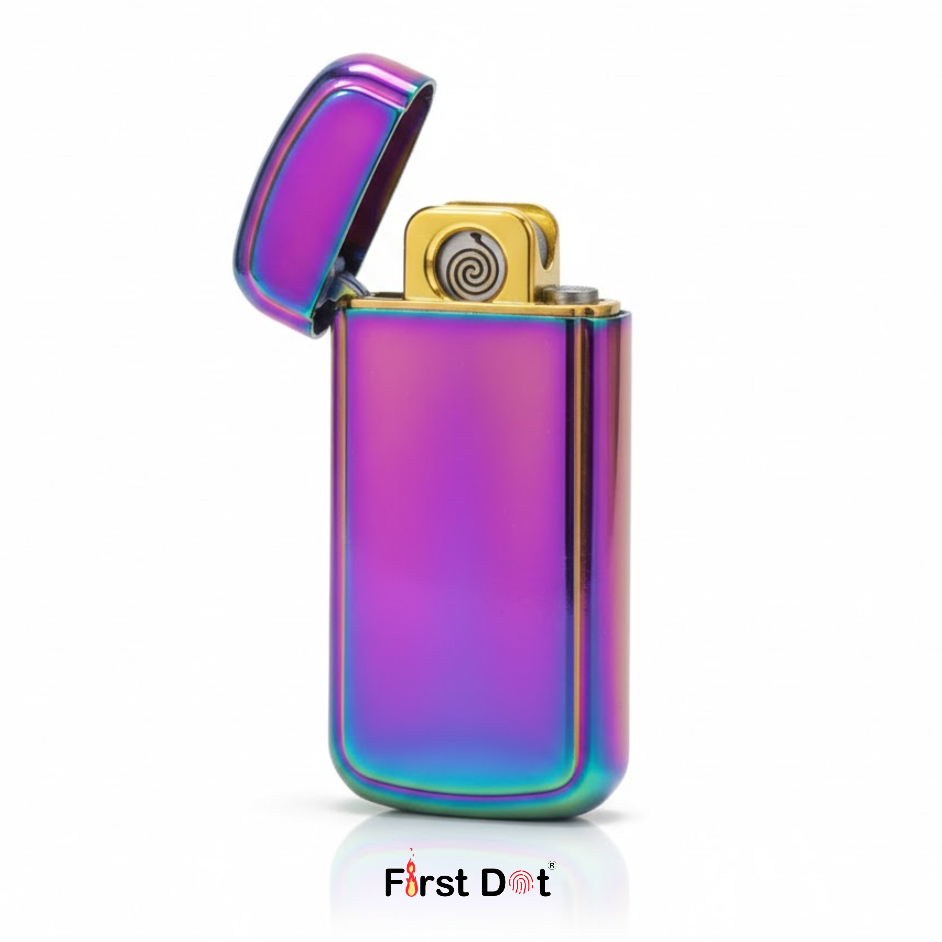 Iridescent USB Electric Lighter | Rechargeable Metal – First Dot